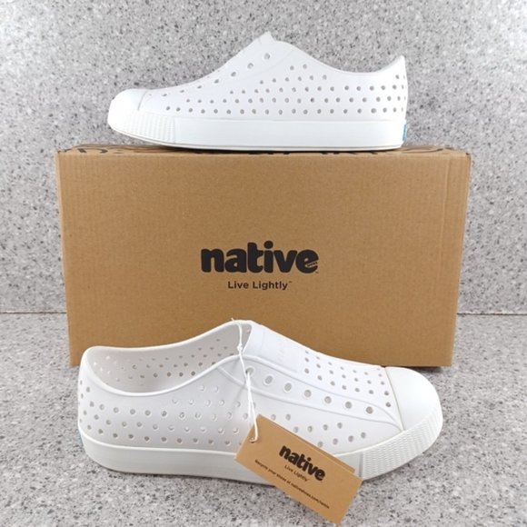 Native | Shoes | Native Jefferson White Shell Waterproof Shoes | Poshmark